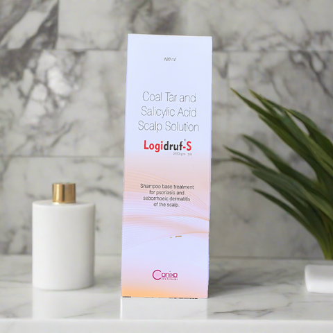 Logidruf-S Solution 100 ML | Anti Dandruff Shampoo | Remove Psoriasis ...