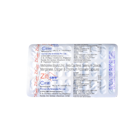 Zit care tablets
