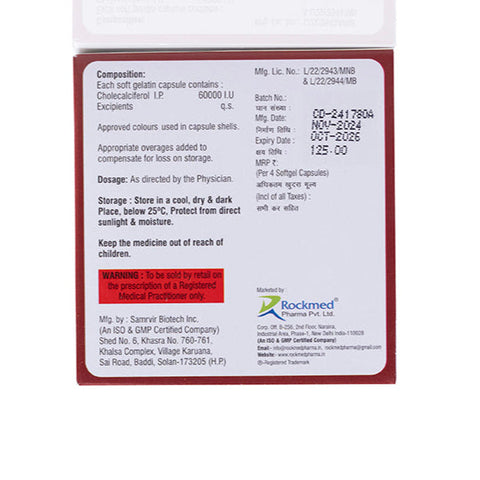 Vitamin D3 Deltacal Capsules