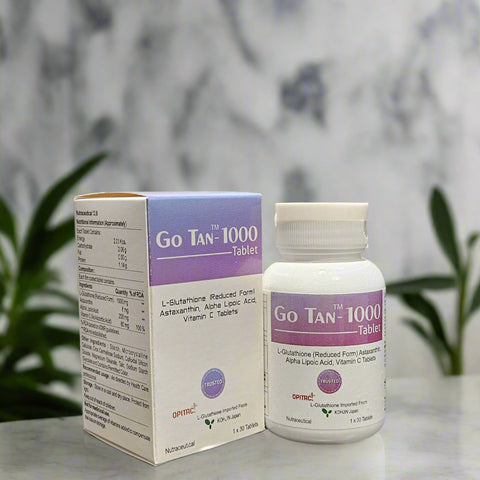 Go Tan-1000 Glutathione Tablets